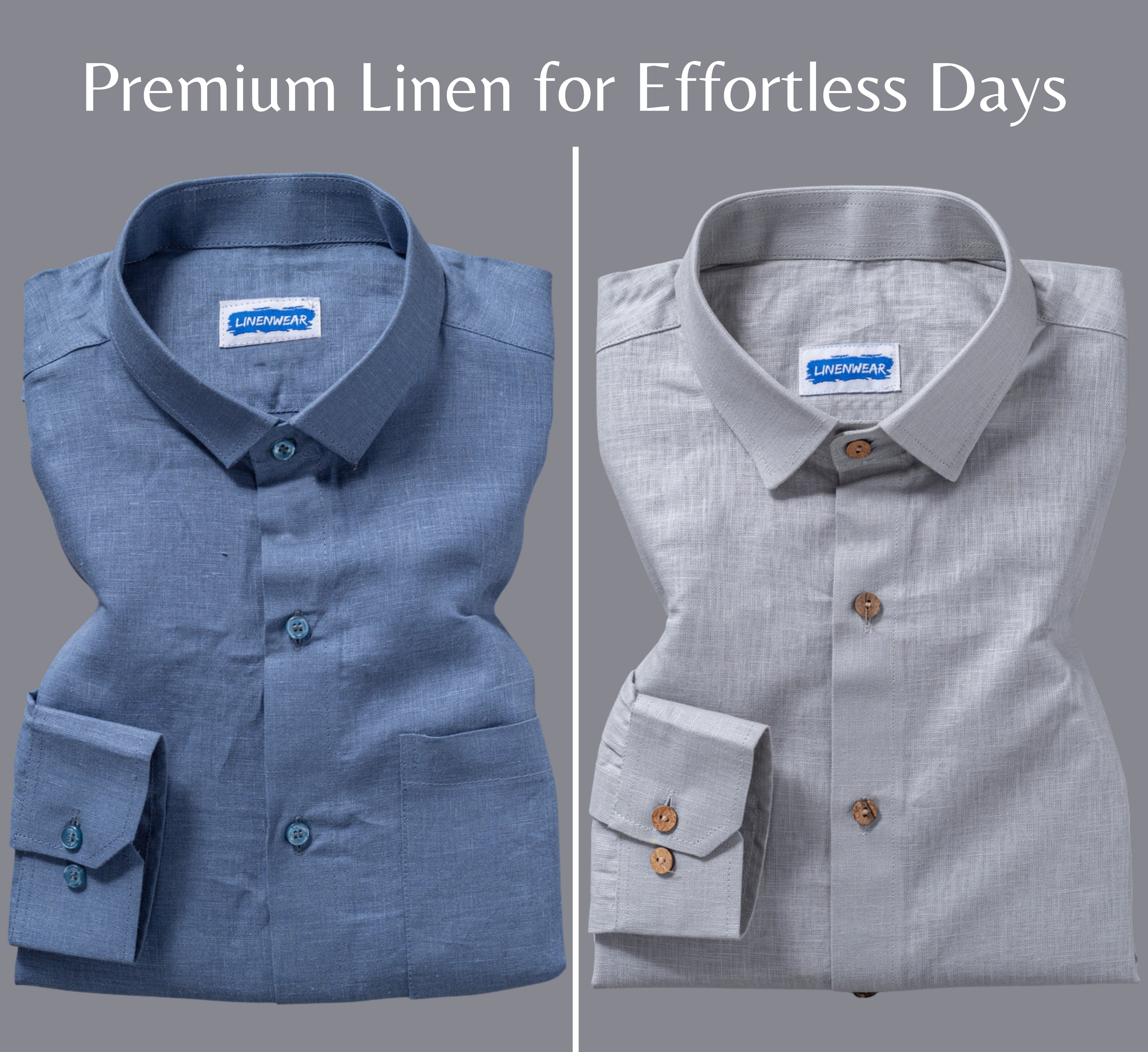 Regular Fit Formal Wear Combo Shirt For Men – Linen Wear